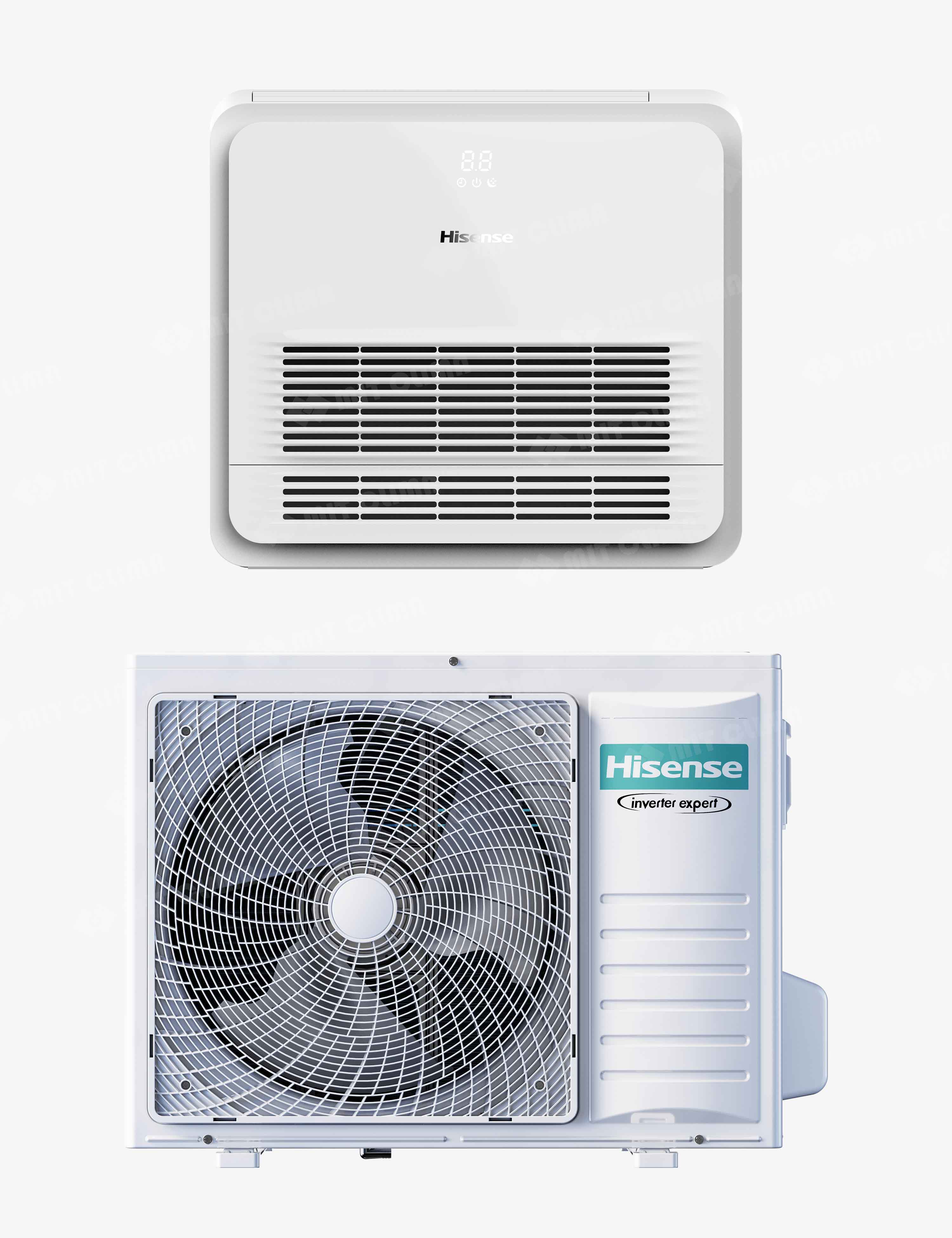 Aer conditionat tip consola Hisense AKT52UR4RK8 + AUW52U4RJ8 18000 BTU ...